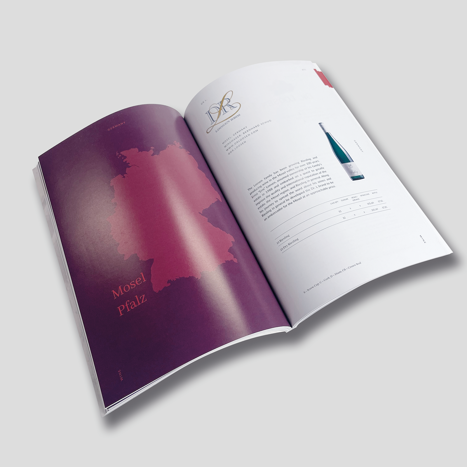 Red&White Cellar Book - Centurion Print